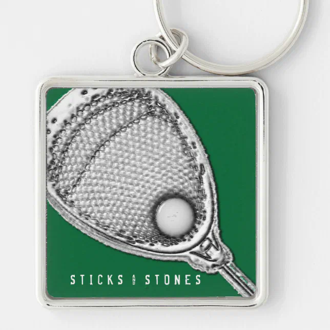 Lacrosse Goalie Keychain | Zazzle