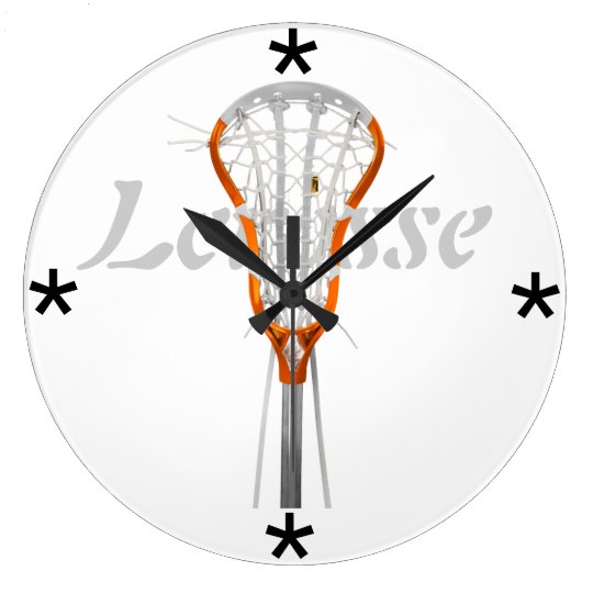 Lacrosse Image - Custom Wall Clock | Zazzle.com