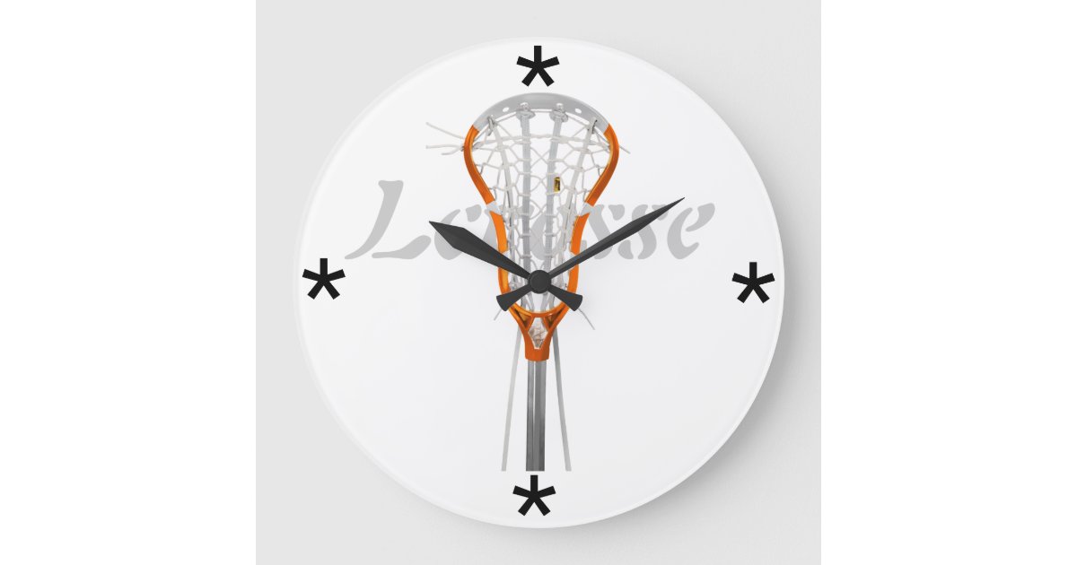 Lacrosse Image - Custom Wall Clock | Zazzle