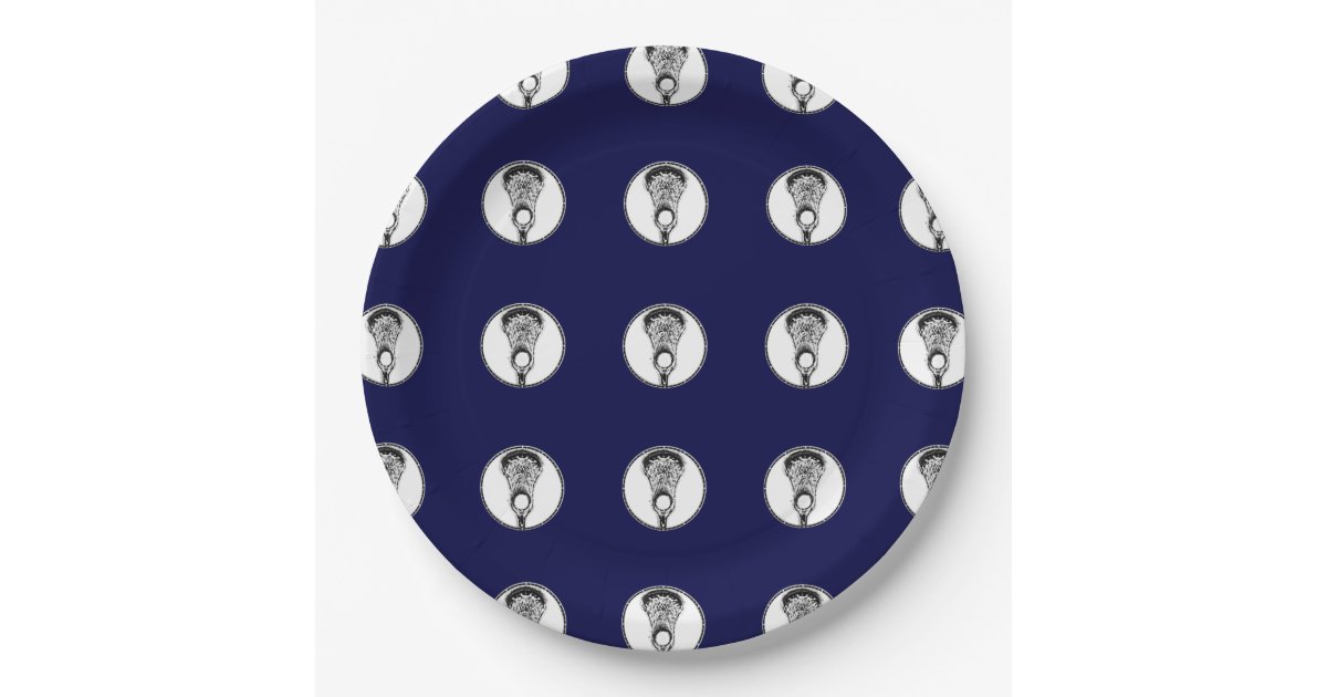 Lacrosse Paper Plates | Zazzle