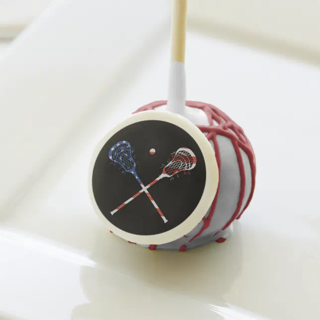 Lacrosse Party Favors Lacrosse Team American Flag | Zazzle