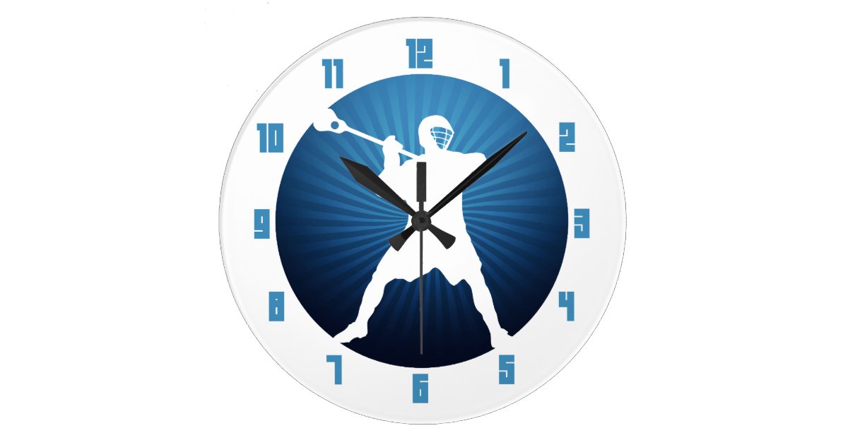 Lacrosse Shooter clock | Zazzle.com