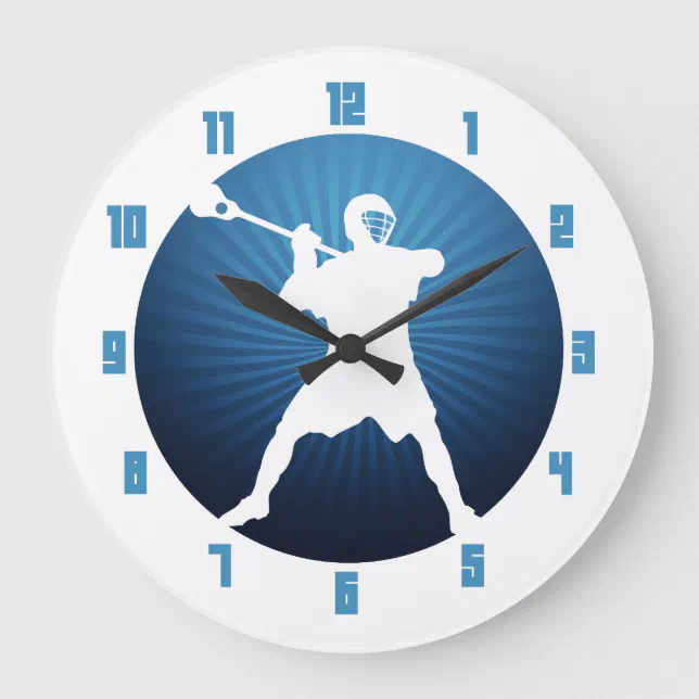 Lacrosse Shooter clock | Zazzle