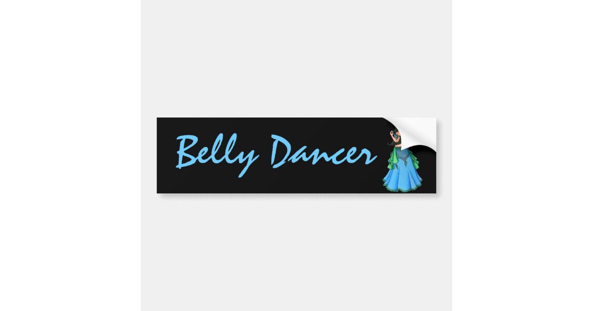 Lacy Belly Dancer Bumper Sticker | Zazzle