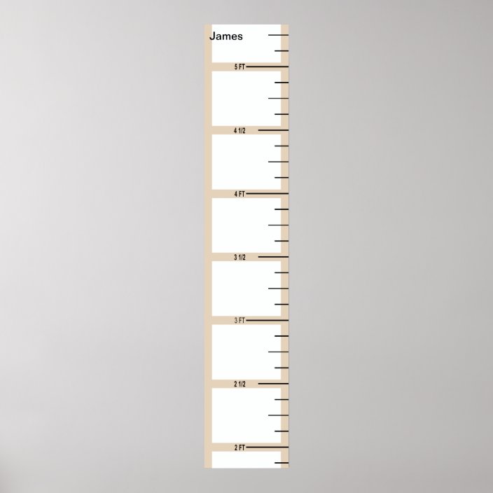 Ladder Growth Chart | Zazzle.com