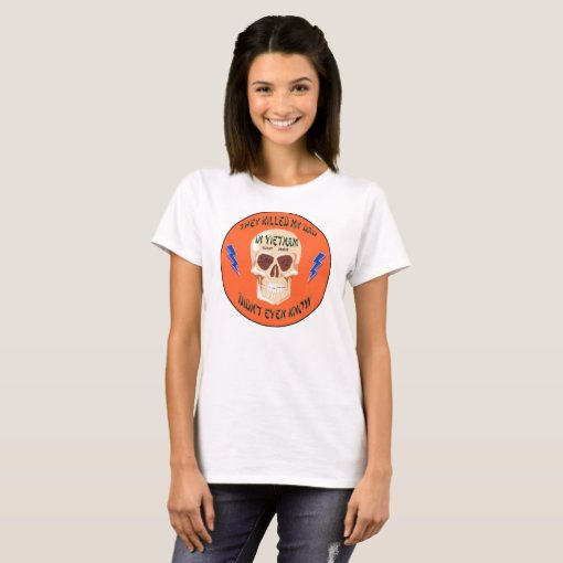Ladies Agent Orange T-Shirt | Zazzle