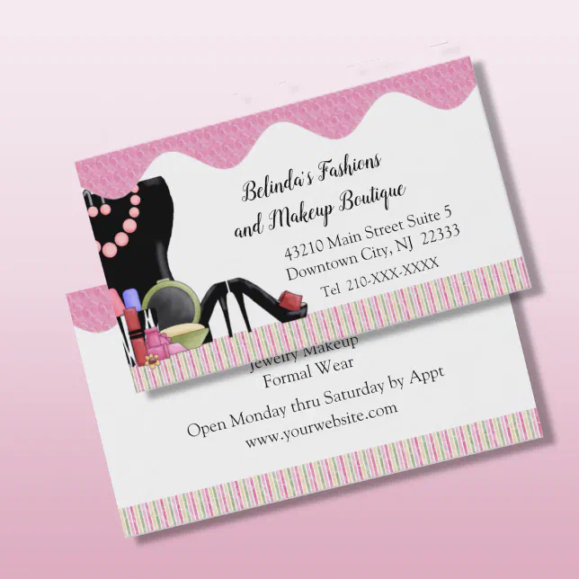 Ladies' Fashion Boutique Business Card | Zazzle