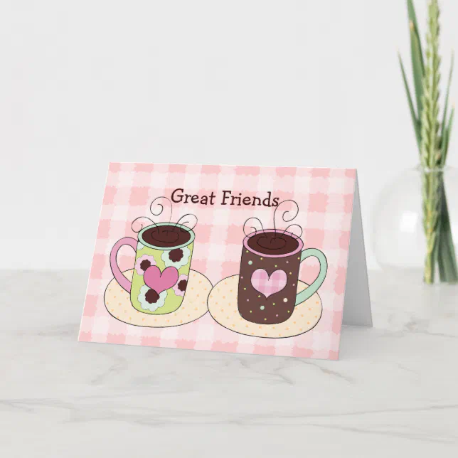 Ladies Friendship Greeting Card | Zazzle