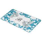 Ladies Girly Monogram Floral Style License Plate | Zazzle