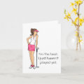 Ladies Golf Note Cards, Unique Note Cards | Zazzle