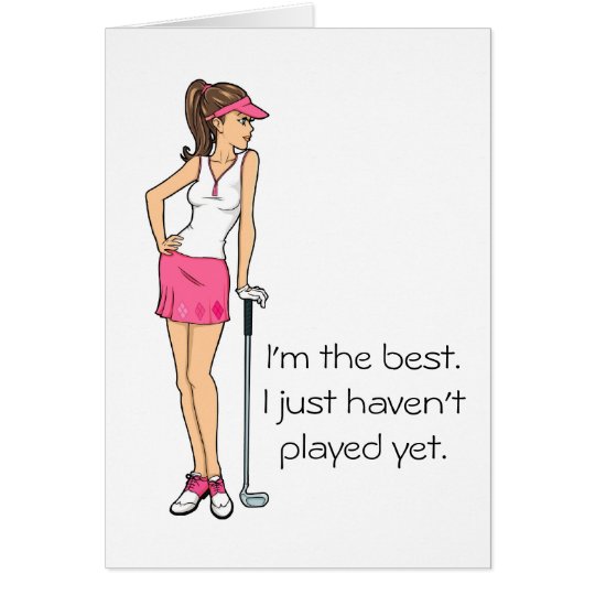 Ladies Golf Note Cards, Unique Note Cards | Zazzle.com
