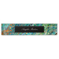 Ladies Monogram Modern Abstract Desk Name Plate | Zazzle