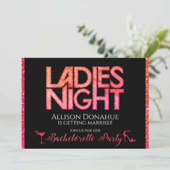 Ladies Night Invitation | Zazzle