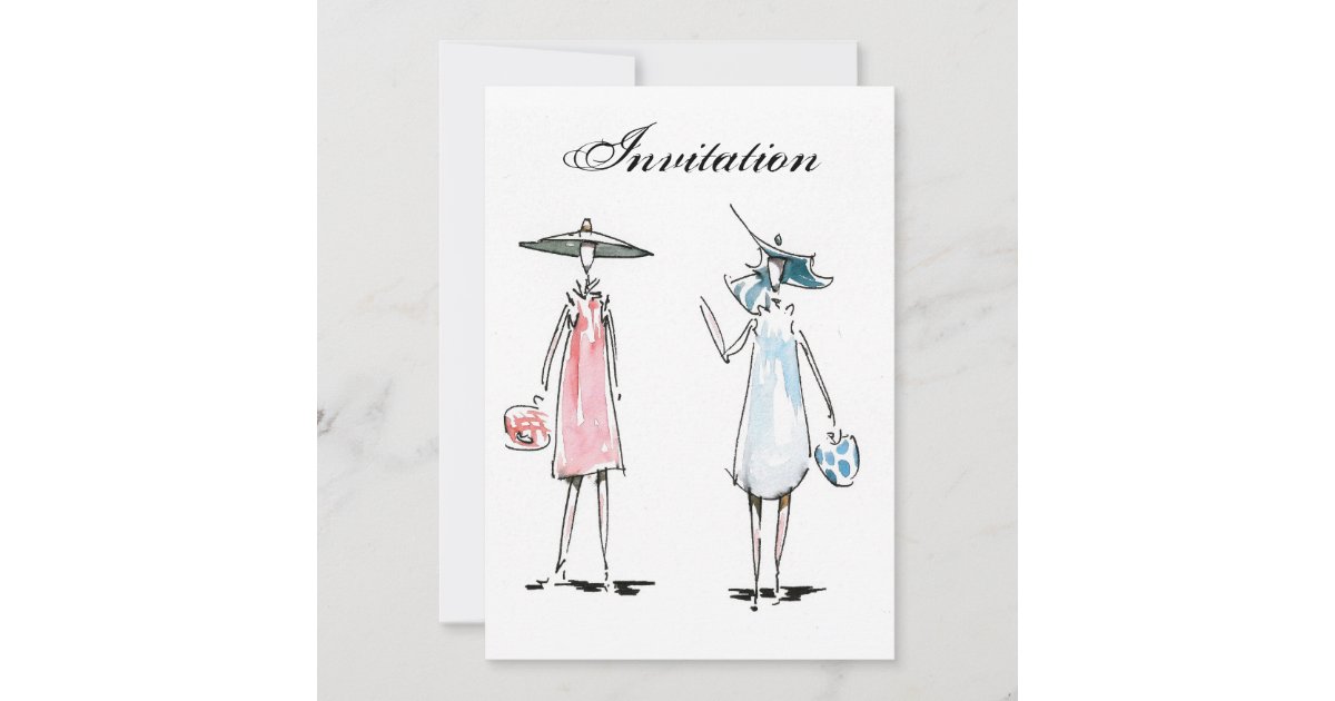 Ladies off to Lunch Invitation | Zazzle