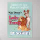 Lady and the Tramp Blue Poster | Zazzle