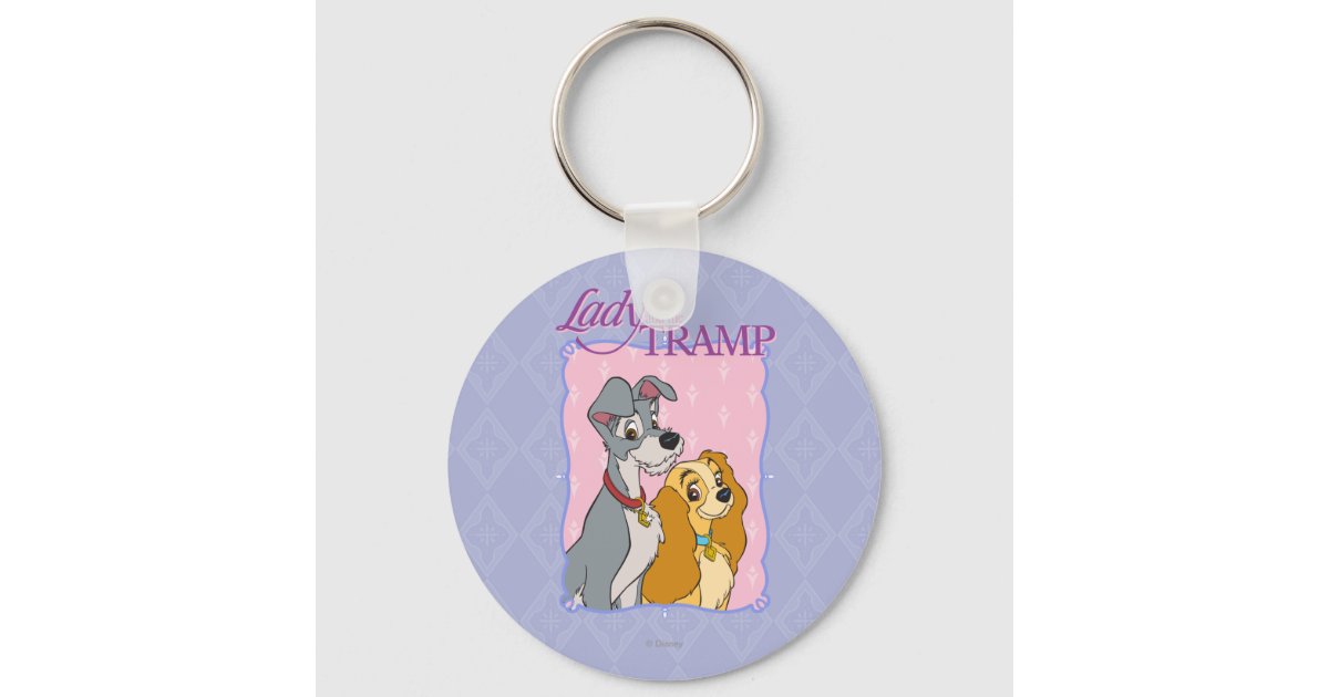 Lady and the Tramp - Frame Keychain | Zazzle