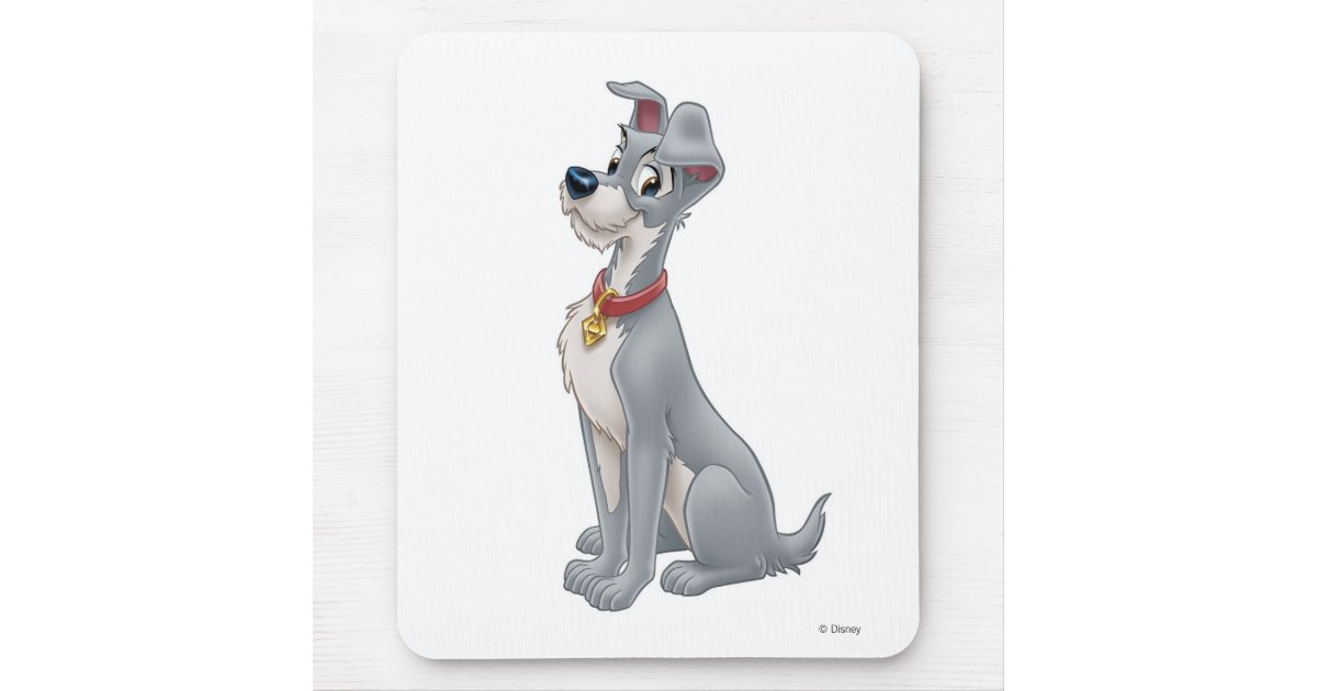 Lady and the Tramp's Tramp sitting Disney Mouse Pad | Zazzle