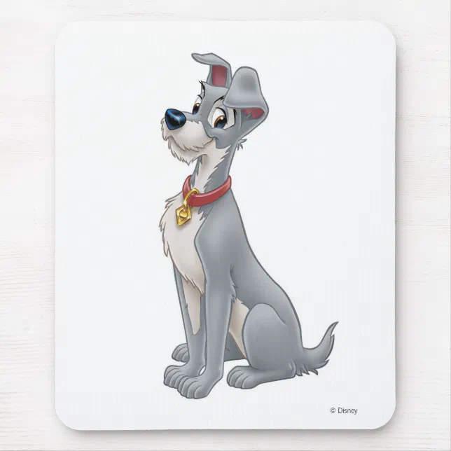 Lady and the Tramp's Tramp sitting Disney Mouse Pad | Zazzle