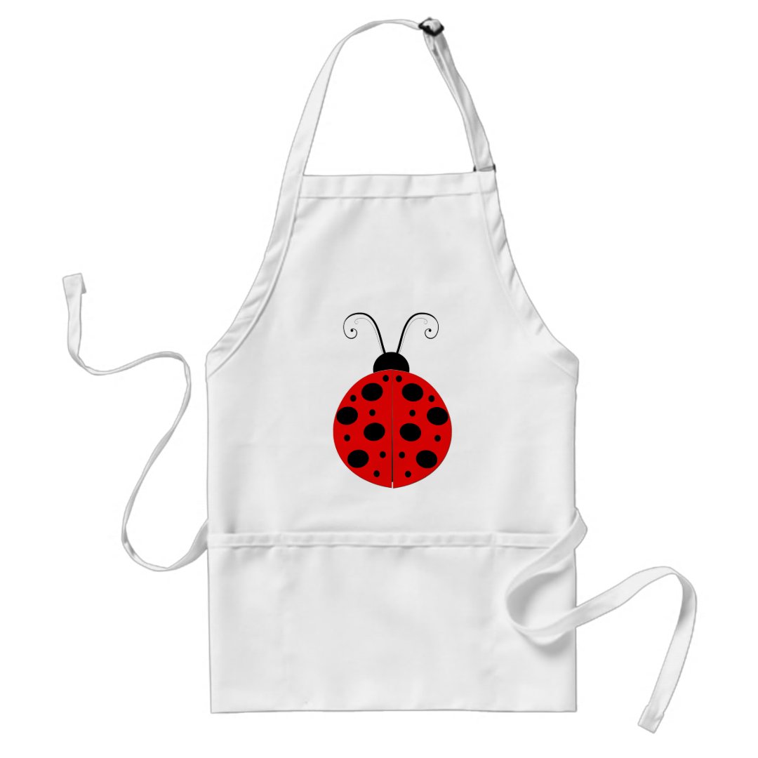 Lady Bug Adult Apron | Zazzle