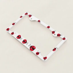 Lady Bug License Plate Frame | Zazzle