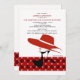 Lady in Red Hat Invitation | Zazzle