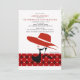 Lady in Red Hat Invitation | Zazzle