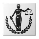 Lady Justice Ceramic Tile | Zazzle