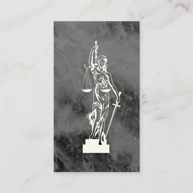 Lady Justice Law Appointment Card | Zazzle
