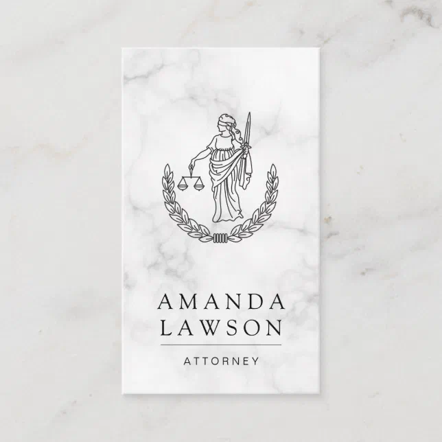 Lady | Justice | Lawyer Appointment Card | Zazzle