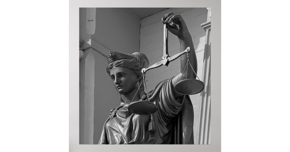 Lady Justice, Virginia City Poster | Zazzle