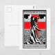 Lady Liberty WWI US Patriotic Poster 1918 Postcard | Zazzle