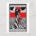 Lady Liberty WWI US Patriotic Poster 1918 Postcard | Zazzle