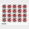 Lady Liberty WWI US Patriotic Poster 1918 Square Sticker | Zazzle