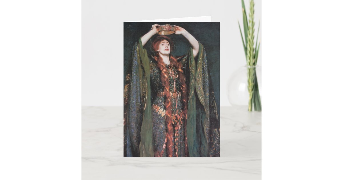 Lady Macbeth Card | Zazzle