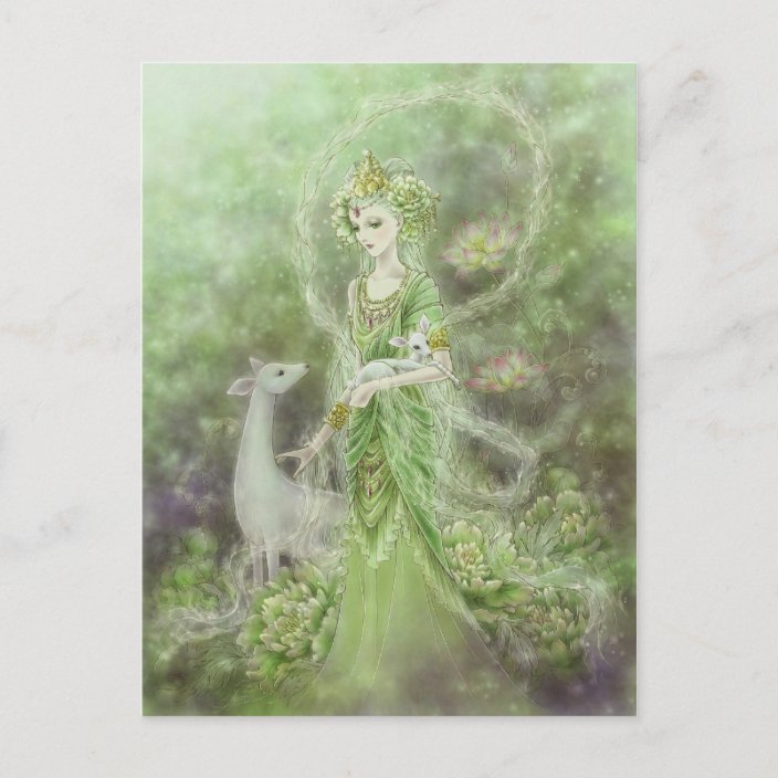 Lady of Compassion Postcard | Zazzle.com
