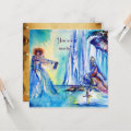 LADY OF LAKE EXCALIBUR Magic and Mystery Parchment Invitation | Zazzle