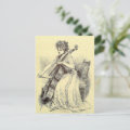Lady Playing Cello Postcard | Zazzle
