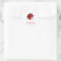 Ladybird / Ladybug Gift Party Favors Label Sticker | Zazzle