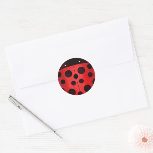 Ladybird Ladybug - stickers | Zazzle