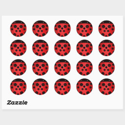 Ladybird Ladybug - stickers | Zazzle