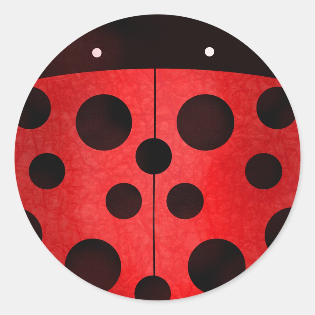Ladybird Ladybug - stickers | Zazzle