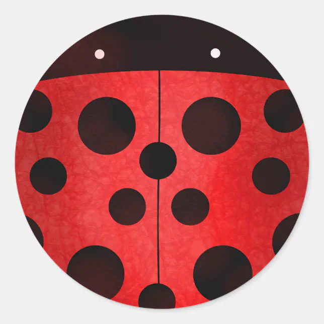 Ladybird Ladybug - stickers | Zazzle