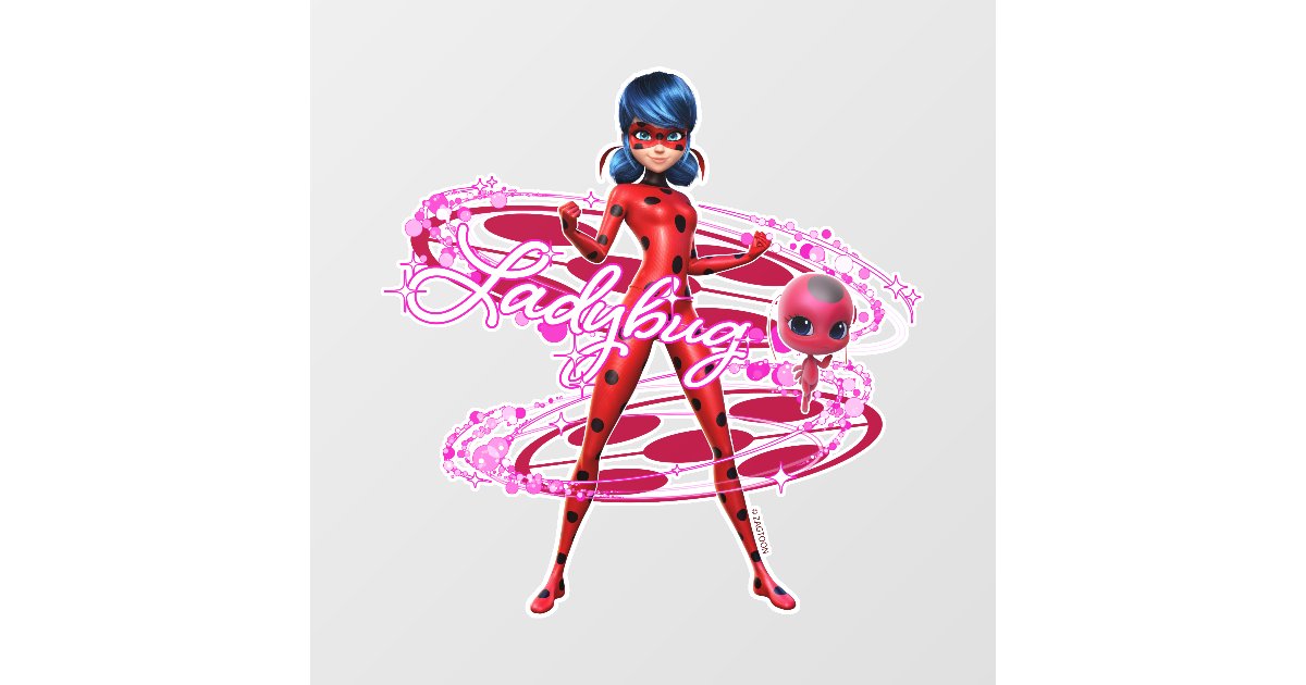 Ladybug and Tikki Graphic Wall Decal | Zazzle