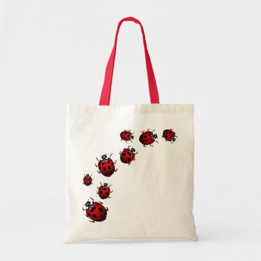 Ladybug Bags Cute Ladybug Ladybird Art Tote Bags | Zazzle