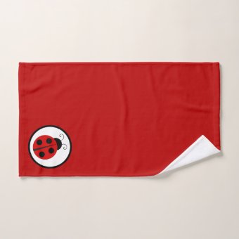 Ladybug Bathroom Towel Set | Zazzle