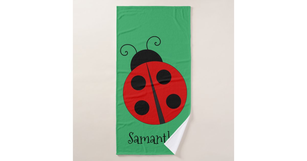 Ladybug Beach Towel Set | Zazzle