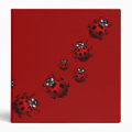 Ladybug Binder Cute Ladybug Art School Supplies | Zazzle
