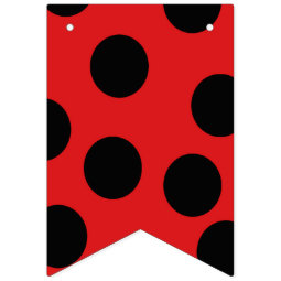 Ladybug Birthday Bunting Flags | Zazzle