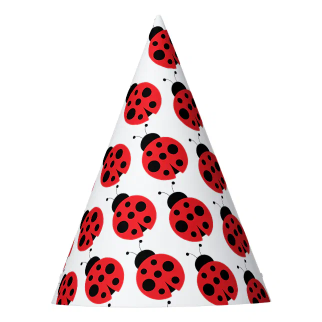 Ladybug Birthday Party Hats | Zazzle