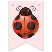 Ladybug Birthday Pennant Banner Bunting Flags | Zazzle